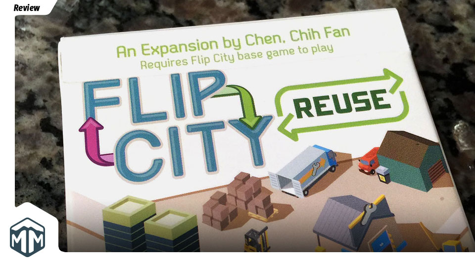 Flip City Reuse Expansion Game Review – Meeple Mountain
