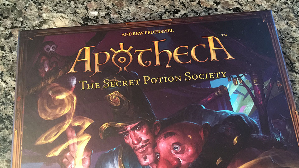 Unboxing Apotheca by Andrew Federspiel – Meeple Mountain