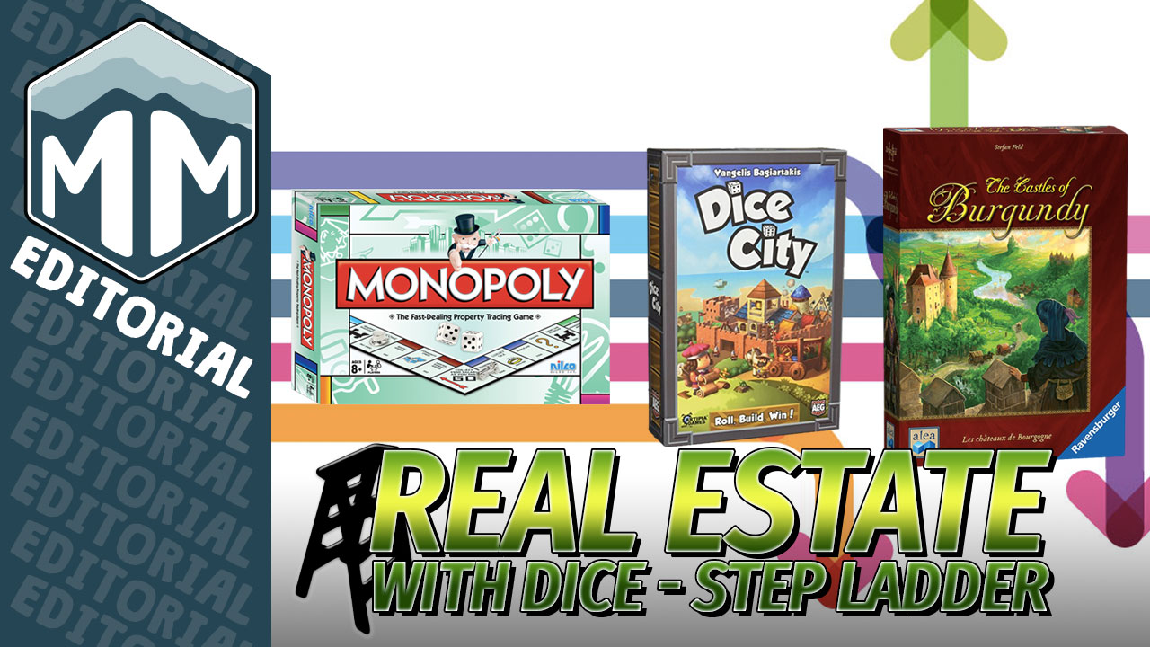 Board Game Step Ladder – Real Estate Development With Dice – Meeple ...