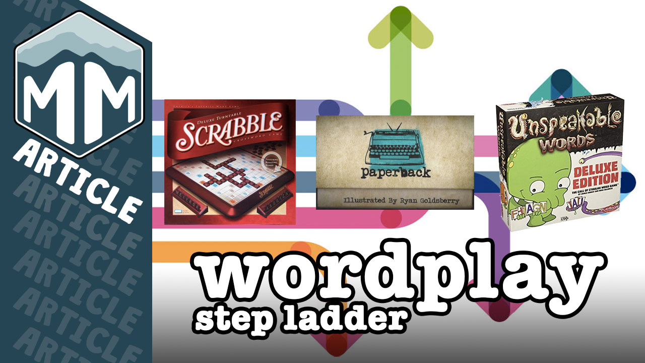 Board Game Step Ladder – Wordplay – Meeple Mountain