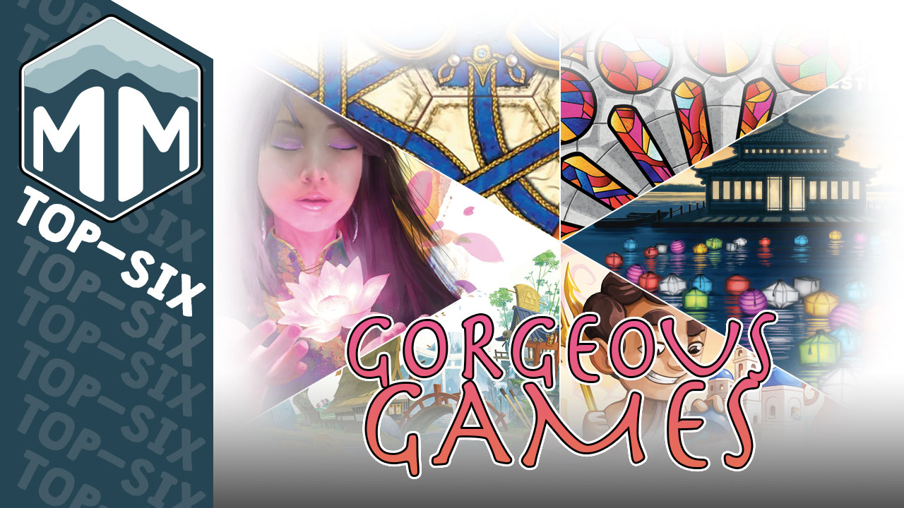 Top 6 Gorgeous Games – Meeple Mountain
