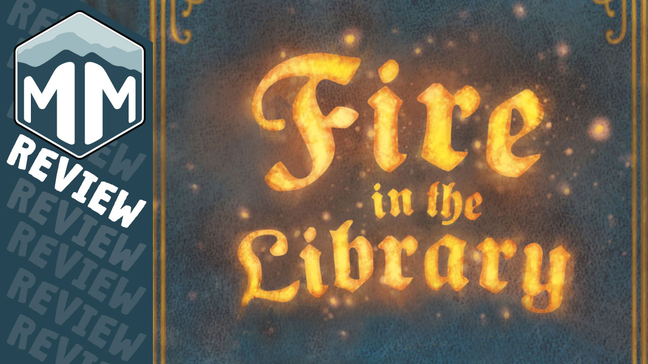 Fire in the Library Game Review – Meeple Mountain