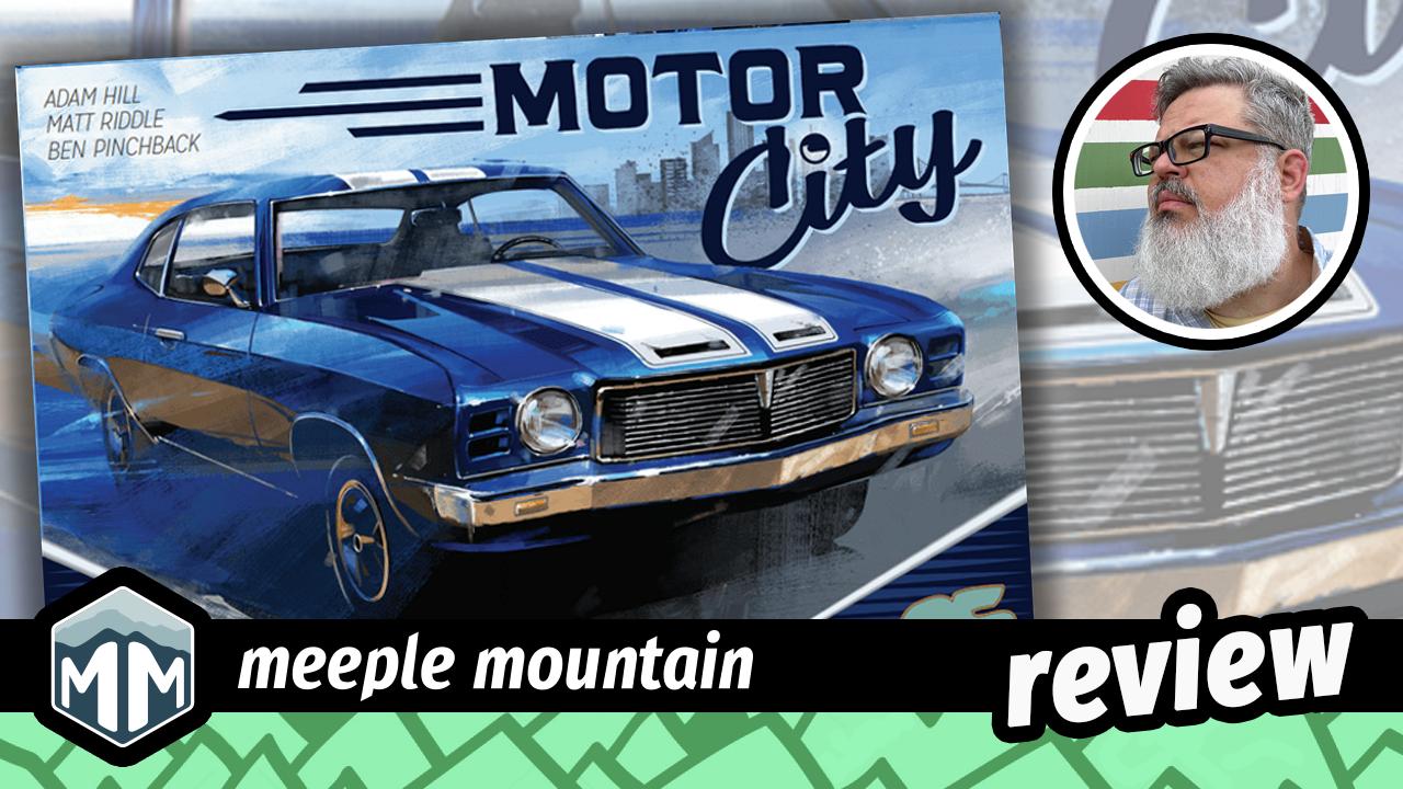 Motor City Game Review – Meeple Mountain