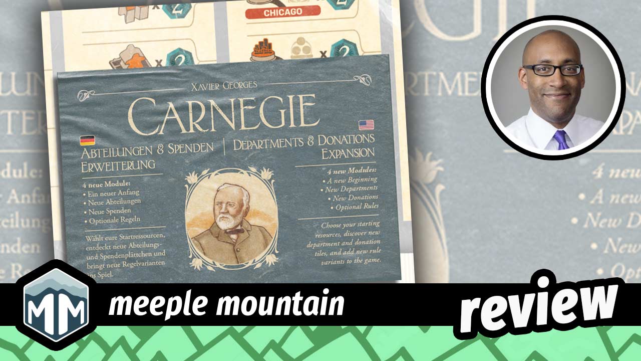 Carnegie: Departments and Donations Game Review – Meeple Mountain