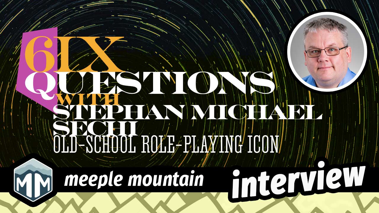 Six Questions with Stephan Michael Sechi – Meeple Mountain