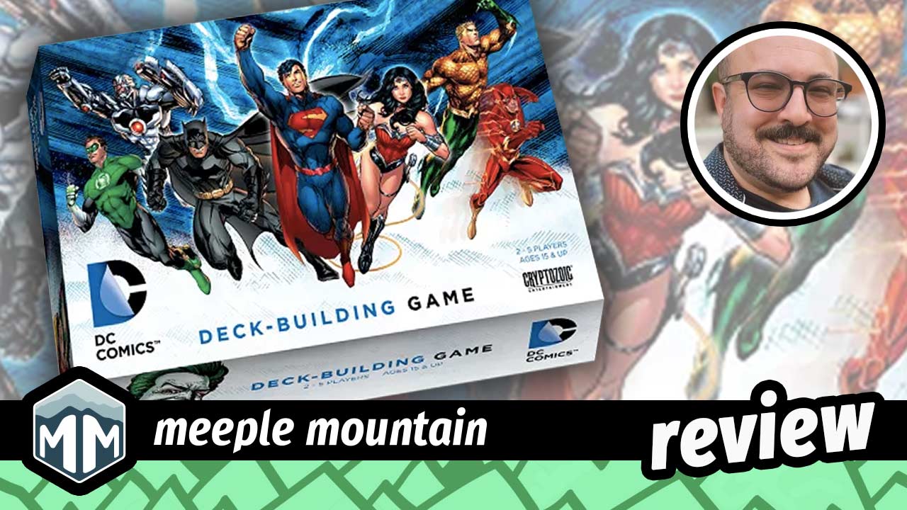 DC Deck-Building Game Review – Meeple Mountain